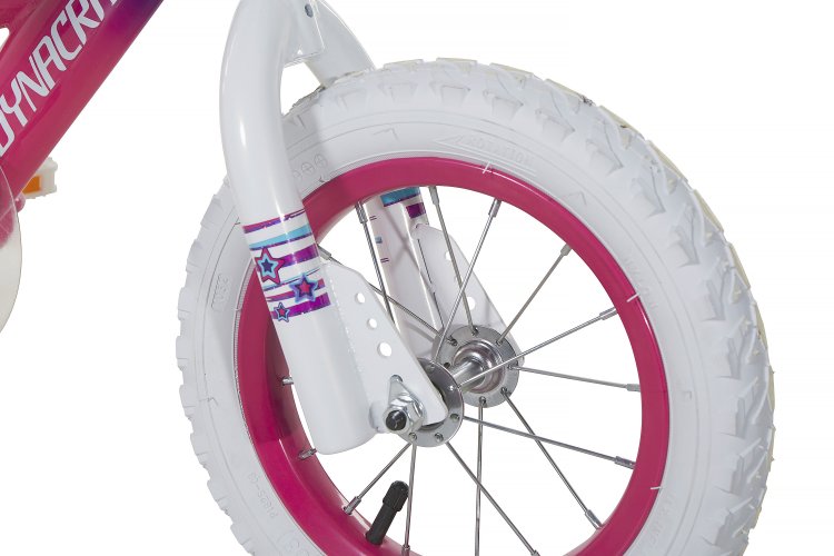 12 Dynacraft Girls Star Burst Bike with handlebar and streamers